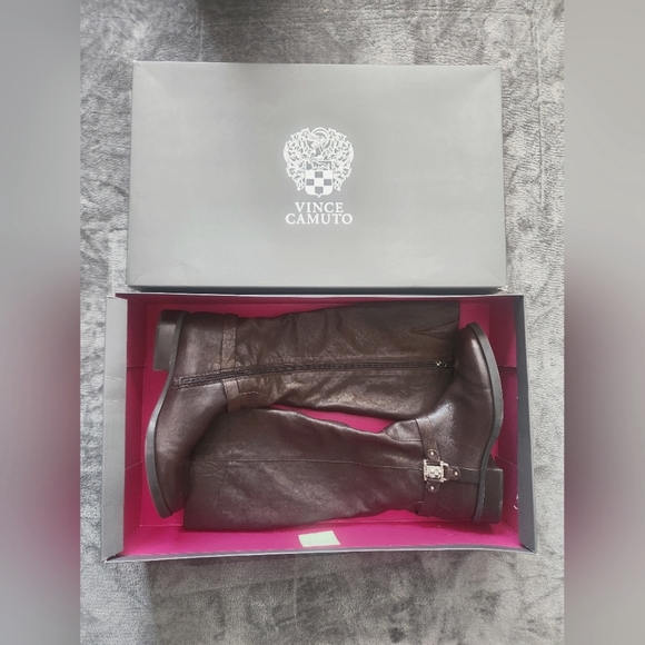 Vince Camuto | Shoes | Vince Camuto Womens Farren Kneehigh Rifing Boot ...